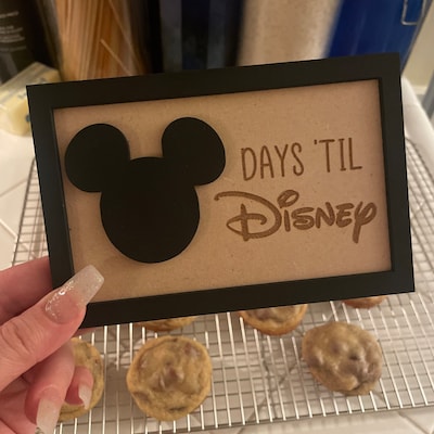 Days til Disney Countdown Sign - Etsy