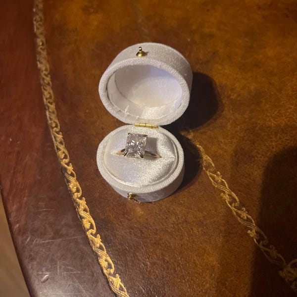 3 Slot Ring Box Wedding Velvet, 3 Slot Custom Wedding Ring Box ...