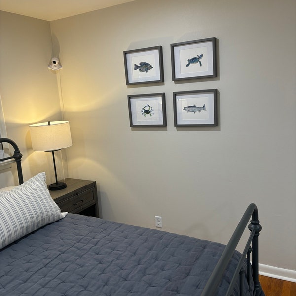 Framed Fish Prints, Fish Print Wall Art, Watercolor Fish, Sport Fishing ...