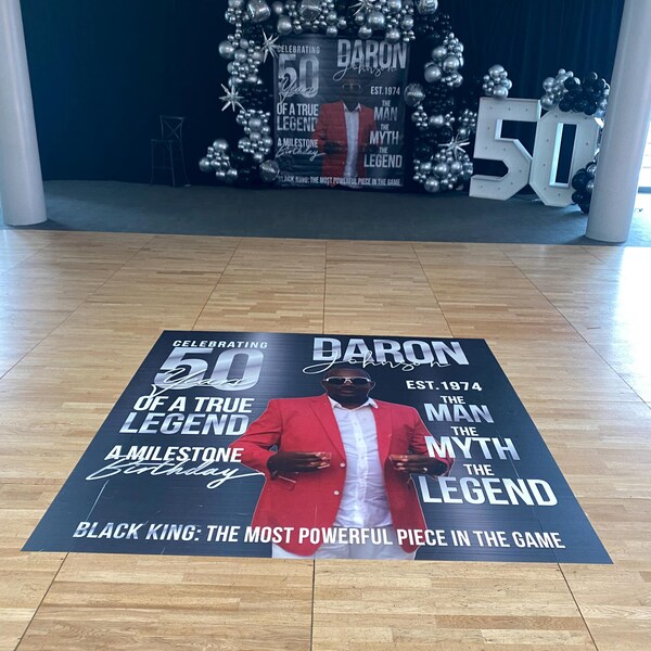Backdrop Floor Decal Custom Backdrop And Matching Floor Decal