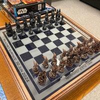 Large Gothic Horror Chess Set, Customisable Colours (pieces Only/no ...