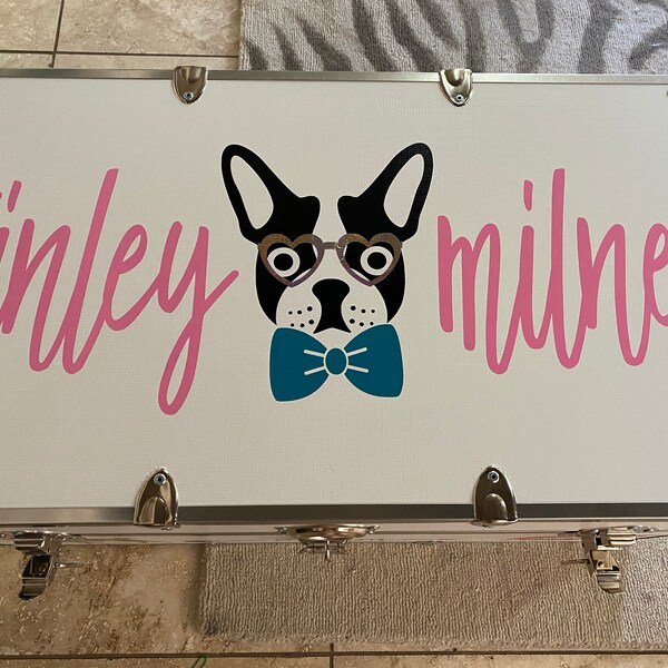 Camp Trunk Vinyl Decal Decor - Camp Trunk Sticker - Personalized Camp ...