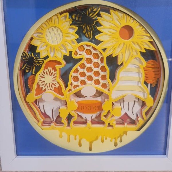 3d Spring Tree Shadow Box Svg, 3d Spring Tree Svg, 3d Shadow Box Svg ...