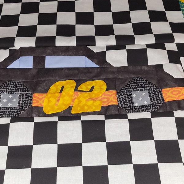 PDF Quilt Block Pattern – Nascar – Vehicle Quilt - Etsy