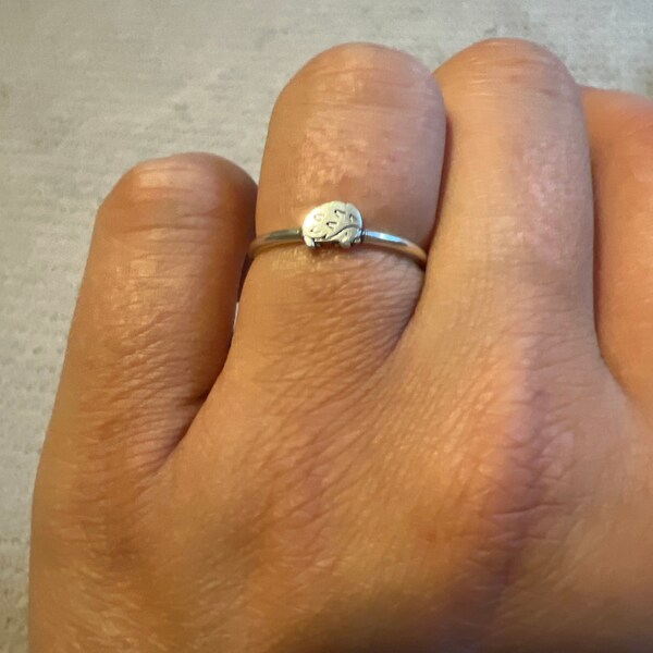 925 Sterling Silver Hedgehog Ring - Etsy