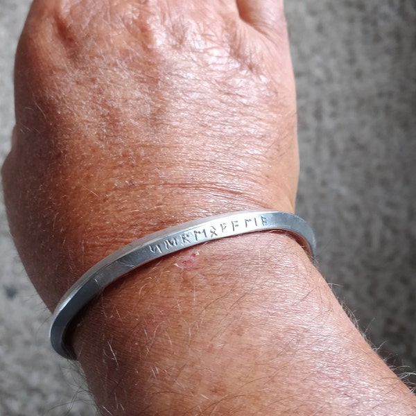 Custom Hammer Punched Silver Ring viking Era - Etsy