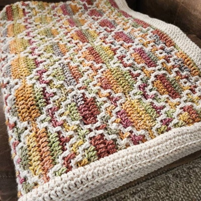 Mosaic Crochet Pattern 53 Chart With WRITTEN ROW REPEATS - Etsy