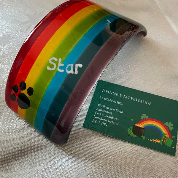 Irish Fused Glass - Baby/child's First Piece of Fused Glass Art, "the ...