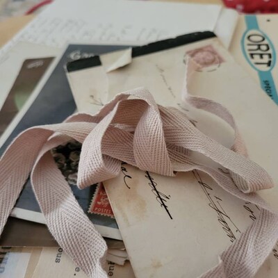 Antique Paper and Textile French Set. Fabric Pieces Pinned to a Book ...