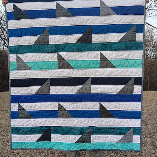 Parallel Path Quilt Pattern (PDF) - Etsy