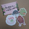 Frog Stack Big Frog Sticker Durable Sticker Laptop Sticker Vinyl Toad Sticker Deco Stickers Cute ...