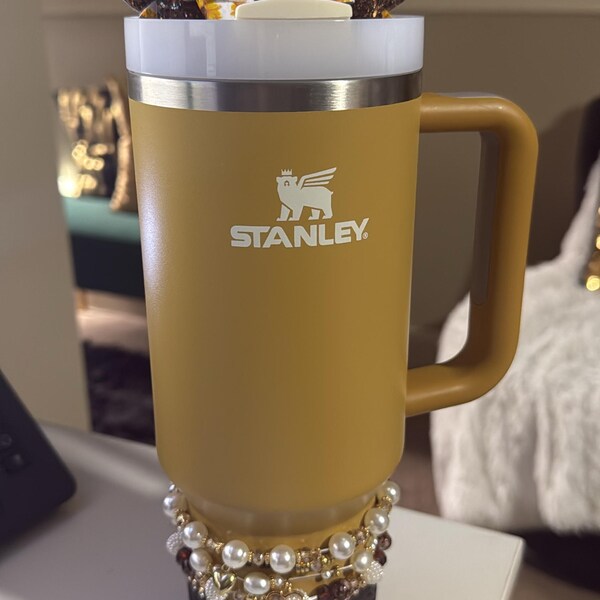 Glitter Tumbler Bow for Stanley, Straw Topper, Copper Gold Rose Gold ...