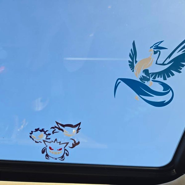 VCL Vinyl Decal idol Singer Video Game Console Car Window Glass Acrylic ...