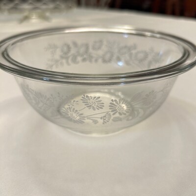 Vintage Pyrex Clear Glass Ramekin Cups Custard Dishes Set of 4 10 Oz ...