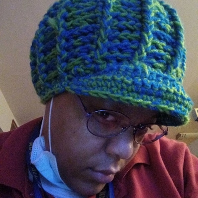 Instant Download PDF Pattern Newsboy Hat/poofy Ribbed Slouchy Beanie ...