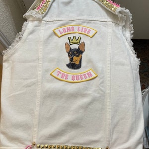 Custom Embroidered Top and Bottom Rocker Set MC Biker Patch - Etsy