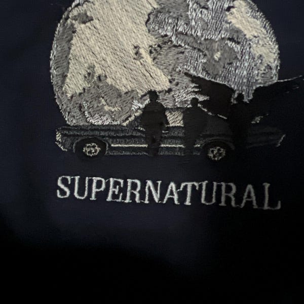 Castiel's Handprint - Dean Supernatural - Embroidered Crewneck ...