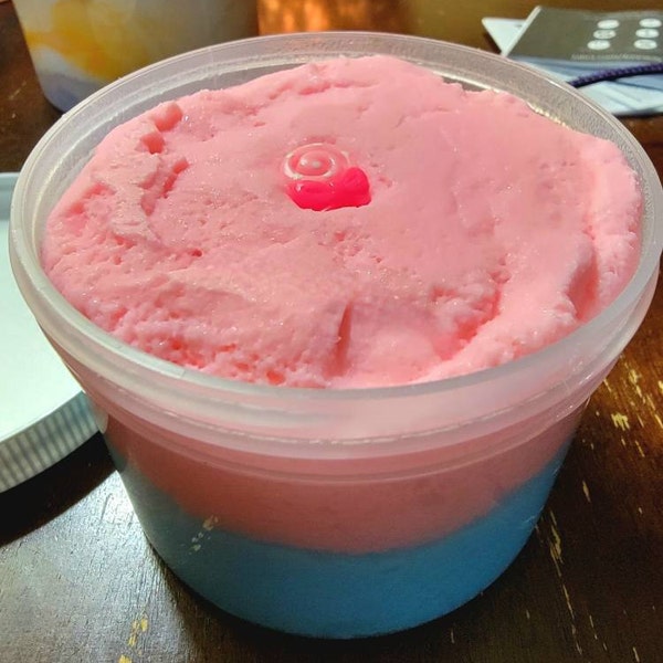 Unicorns & Rainbows Slime Jelly Slime Glitter Pink/purple Scented Slime ...