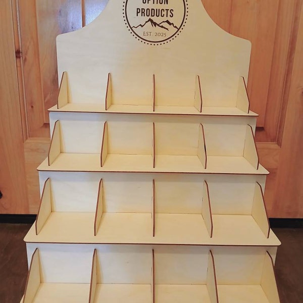 Soap Display Stand With 4 Tiers, 16 Pockets. Vendor Rack for Craft ...
