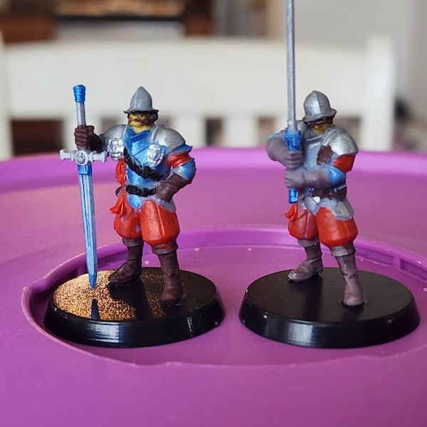 Falcons 5 Miniatures Heads 42mm 32mm Storm Tabletop Wargaming Sisters ...