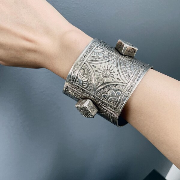 A Very Nice Old Kabyle, Beni Yenni, Silver Bracelet, Berber Algeria - Etsy