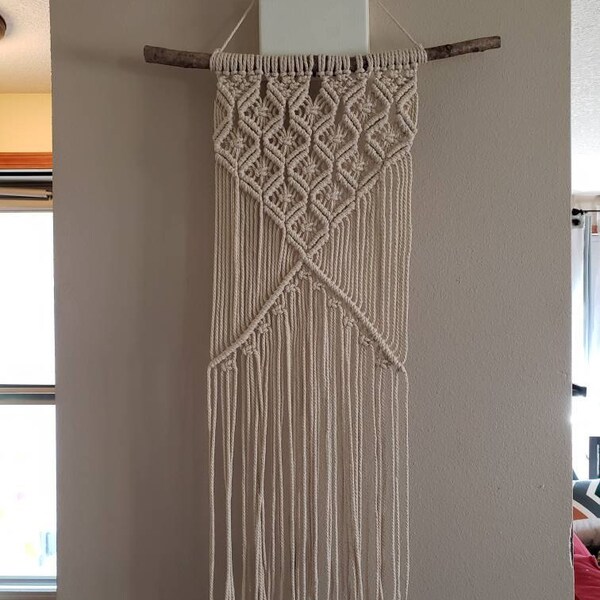 Long Macrame Wall Hanging - Etsy
