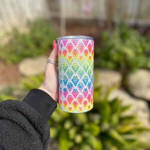 Candy Cane Rhinestone Pattern 24 Oz. Plump 63 Stones Wide Ss16/4mm ...