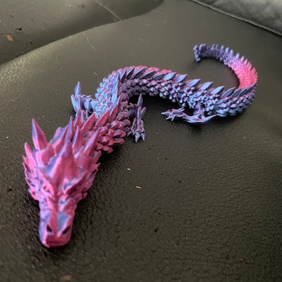 Articulated Spike Dragon Fidget Desk Figure - Etsy