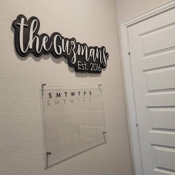 Large Last Name Sign, Cut Out Last Name Sign, Wedding Name Sign, Double ...