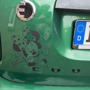 Minnie Mouse Disney Inspired Car Body Window Bumper Vinyl Decal Sticker ...