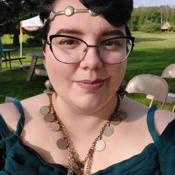 Egyptian Scarab Sun Moon Circlet Crown Headpiece Spirit of the Goddess ...