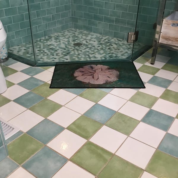 Sand Dollar Sea Shell Coastal Design Indoor Area Rugs of My Art. - Etsy