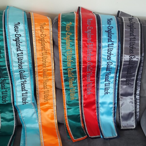 Customized Embroidery Lace Sash Custom Lace Sash Lace Sash Customize ...