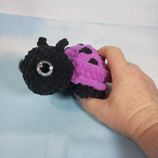 No Sew - Mini Stress Ball Buddies Ladybug Pattern, Interactive Toy ...