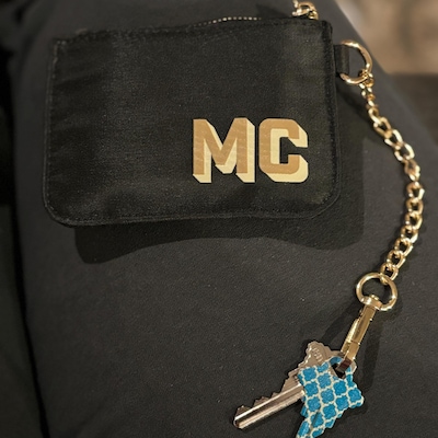 Monogram Tote Bag With Shadow Block Monogram Overnight Tote Bag ...