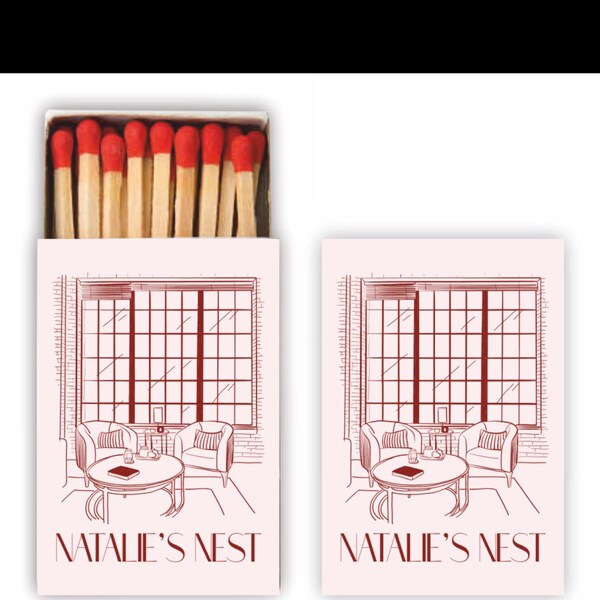 Set of Custom Matchboxes Logo * Personalized Matches * Wedding Matches ...