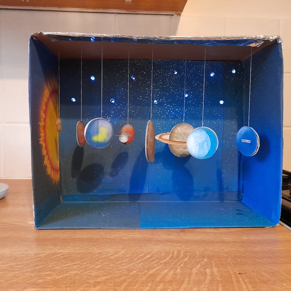 Solar System Diorama DIY Set: Includes Planet Lesson (instant Download ...