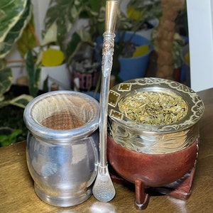 Mate Imperial Black Leather Handmade Mate Gourd - Etsy