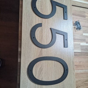8 Inch Modern House Numbers Letters - Etsy