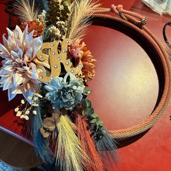 Real Used Cowboy Lariat-lasso Rope-western Decor-farmhouse Decor-rope ...