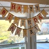 Happy Birthday Burlap Banner, Happy Birthday Bunting, Happy Birthday ...