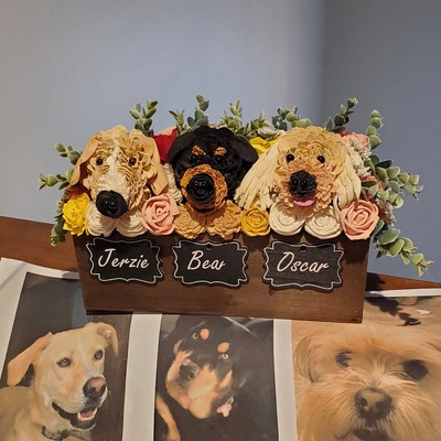 FLOWER DOG Custom Dog Bouquet Puppy Flower Flower Dog - Etsy