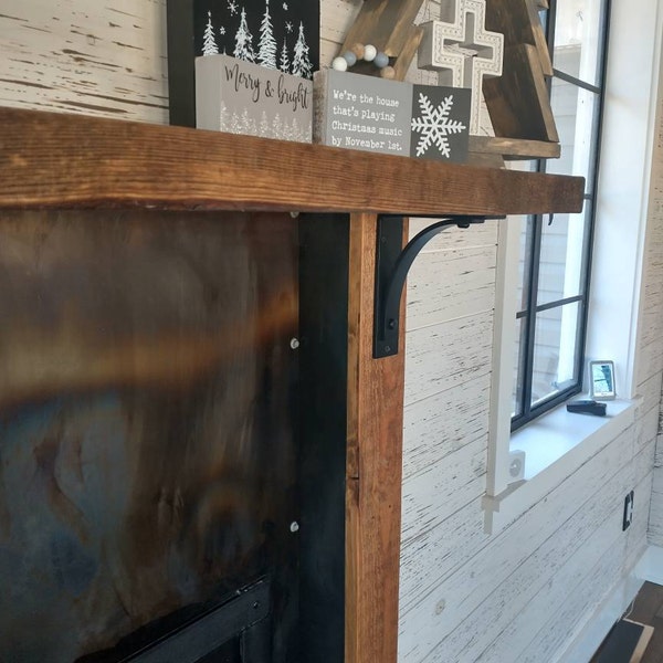 Extra-wide Metal Shelf Brackets - the Station "extra" by Adirondack ...