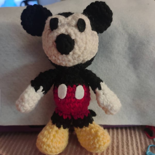 Mickey Mouse PDF Crochet Pattern - Instant Download - Amigurumi Plush ...