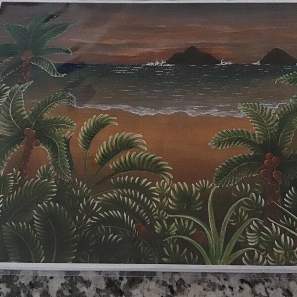 Print - Hawaiian Florals and Fruits - Hadens - Etsy