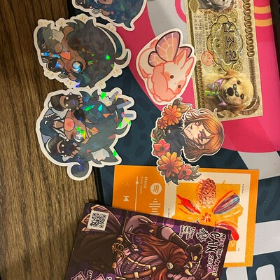 Genshin Kaeya Emote Stickers - Etsy