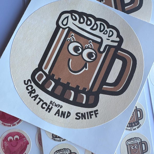 Wacky Whiffer Whiffers Matte MAX SCENT Scratch and Sniff Stickers ...