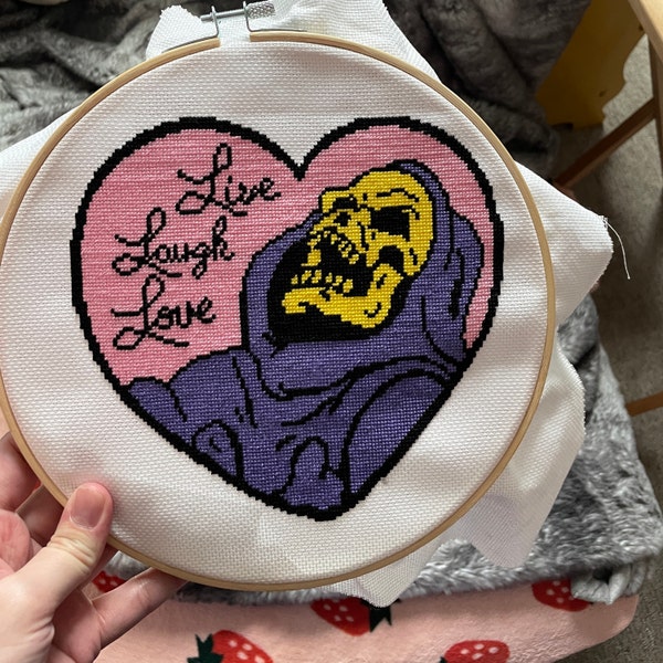 Summer Flowers Cross Stitch Pattern, Groovy Cross Stitch, Modern Cross ...