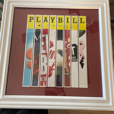 Custom Broadway Playbill Framed Art Collage Personalize It - Etsy