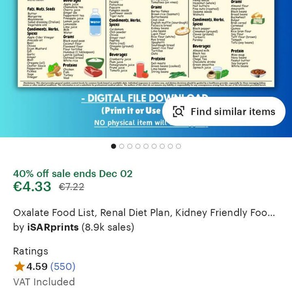 Diabetic Food List, Glycemic Index Food List, GI Template, Glycemic ...